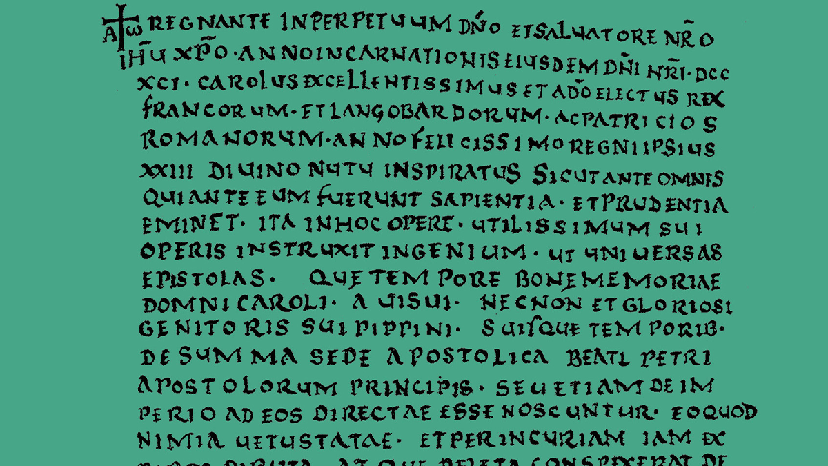 Locked down with the popes: the Codex epistolaris Carolinus | Liverpool ...