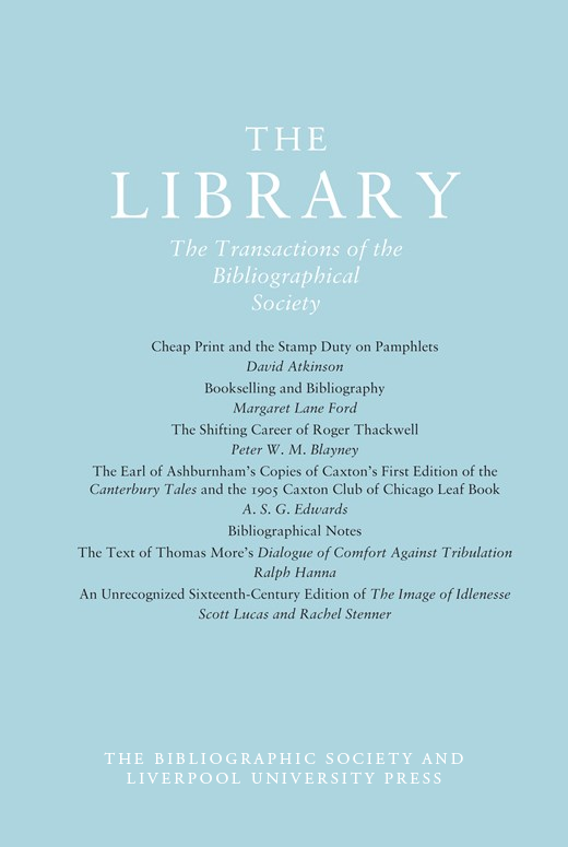 Liverpool University Press to Publish The Library from 2026 | Liverpool ...