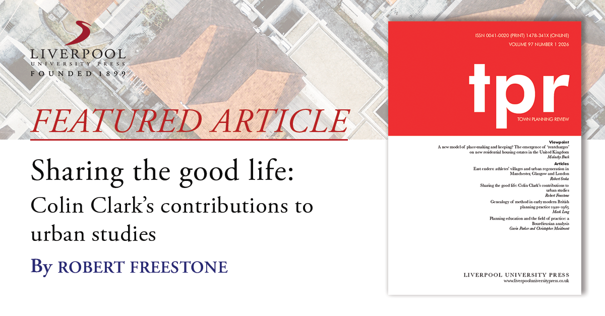 Sharing the good life: Colin Clark’s contributions to urban studies ...